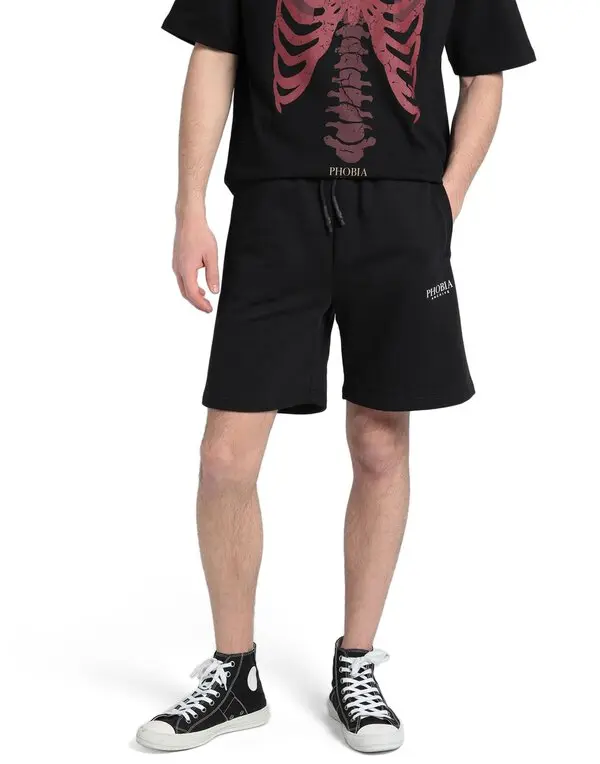 PHOBIA ARCHIVE Shorts With Graphic Detail