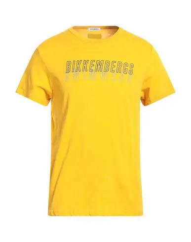 BIKKEMBERGS T-shirt Size Cotton - Yellow