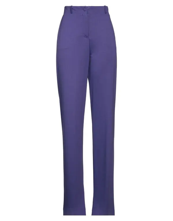 SUOLI Wide Leg Viscose Blend Pants
