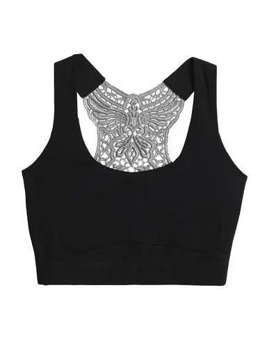 SAPOPA Crop Top With Lace Detail
