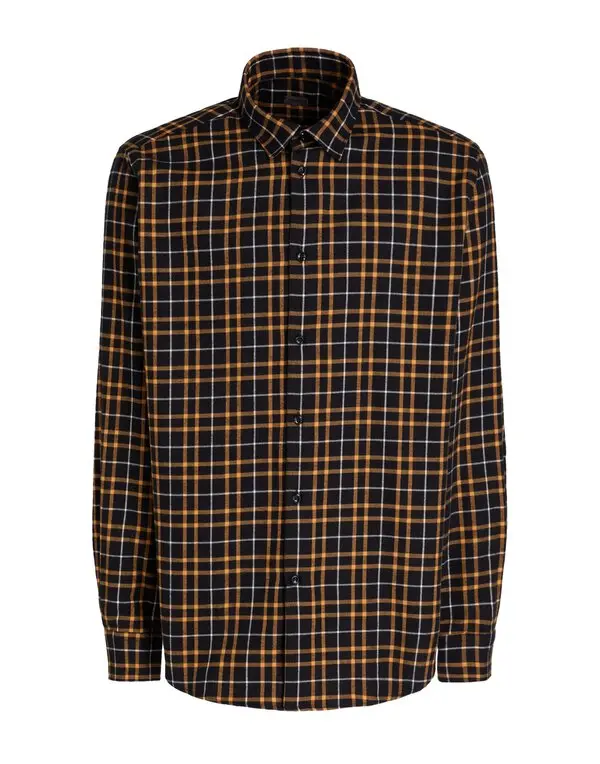 8 BY YOOX Cotton Flannel Shirt Shirt Size Cotton