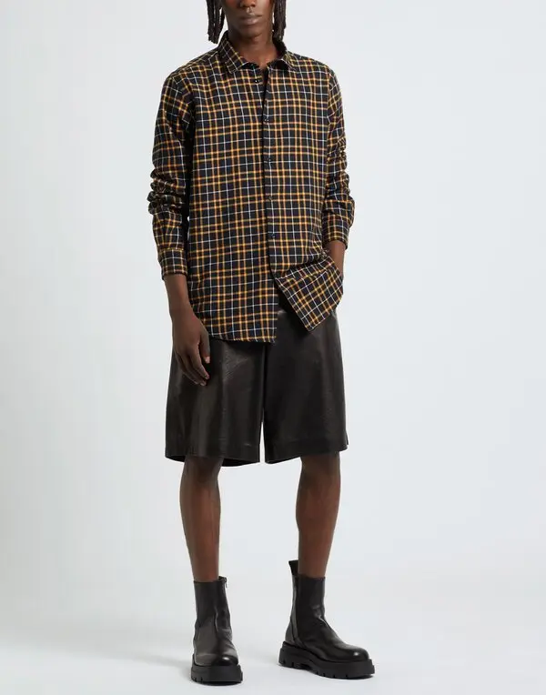8 BY YOOX Cotton Flannel Shirt Shirt Size Cotton