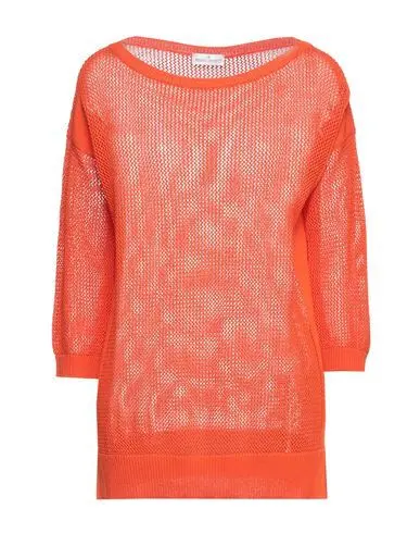 Bruno Manetti Knitted Lightweight Knit Sweater - Orange