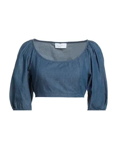 SOALLURE Chambray Crop Top
