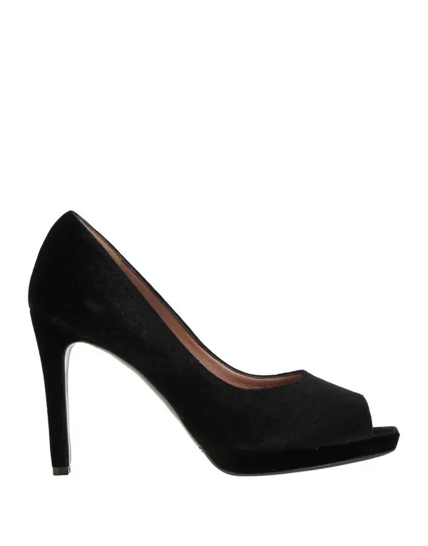 POLLINI Open-toe Pumps - Black