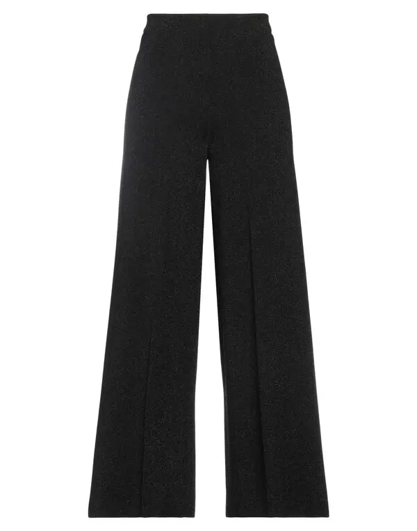 CIRCUS HOTEL Flared Cut Pants - Black