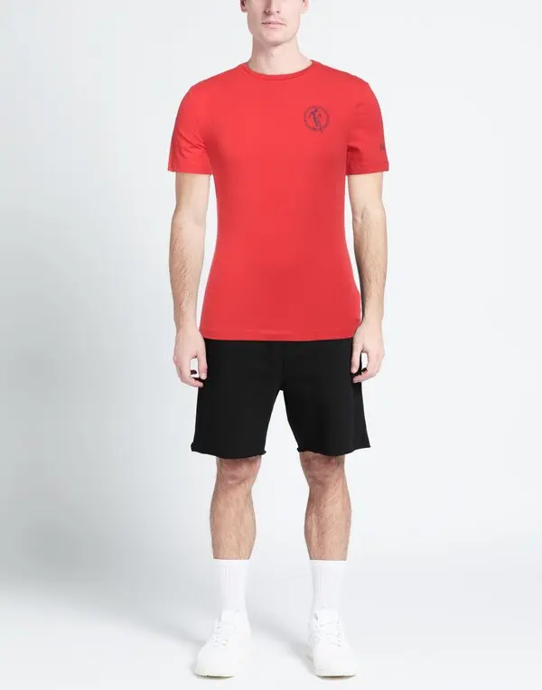 BIKKEMBERGS T-shirt Cotton, Elastane - Red