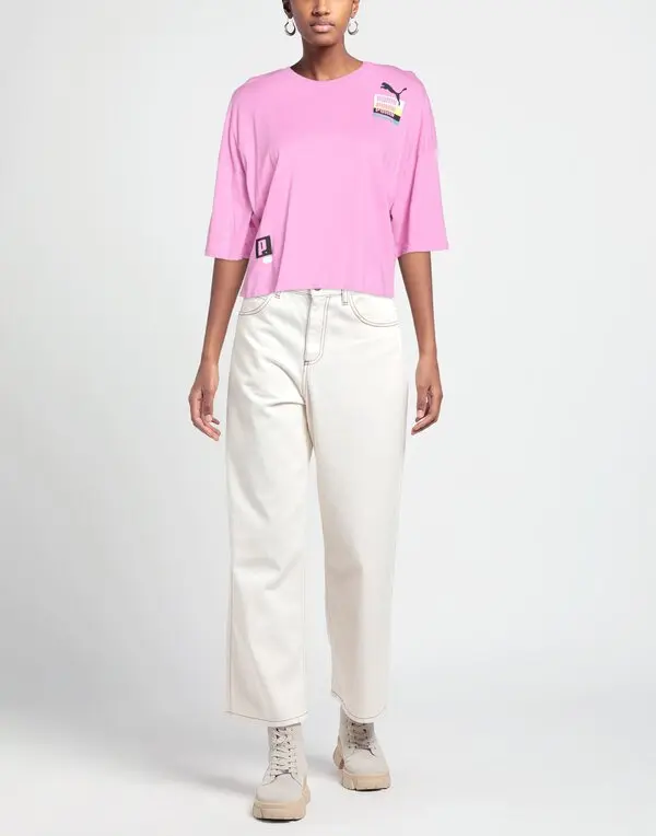 PUMA Brand Love Oversized Tee - Pink