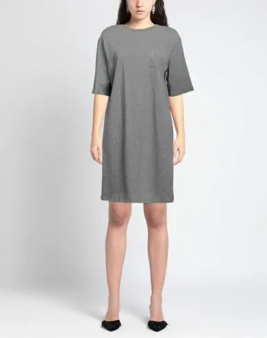Armani Exchange Icon Period Mini Dress Cotton - Grey