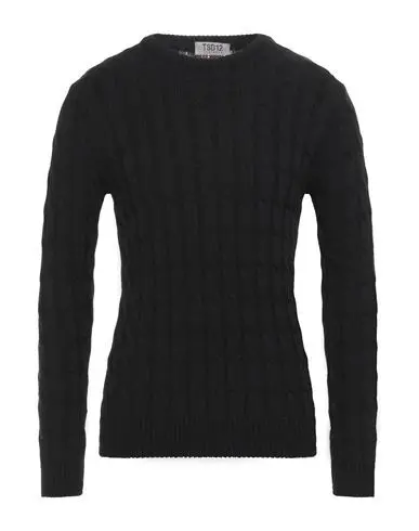 TSD12 Cable Knit Sweater - Black