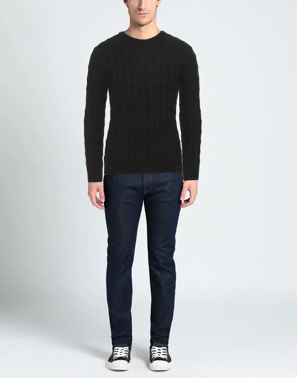 TSD12 Cable Knit Sweater - Black