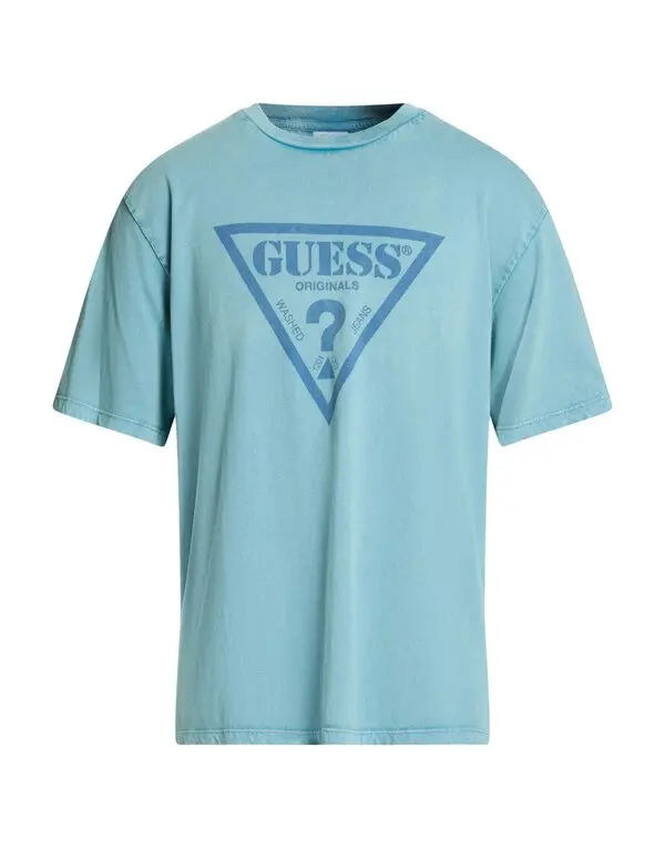Guess T-shirt Size Cotton - Blue