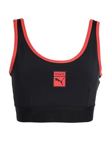 PUMA X VOGUE Bra Top Top Size Polyester, Elastane - Black