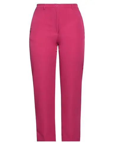 VICOLO Straight-leg Cropped Pants - Pink