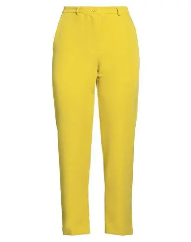 VICOLO Marigold Polyester And Elastane Cropped Pants