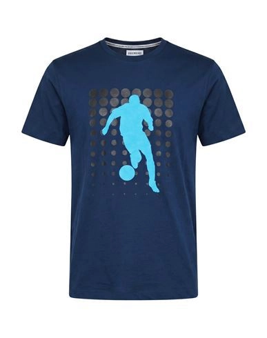 BIKKEMBERGS T-shirt Size Cotton - Navy