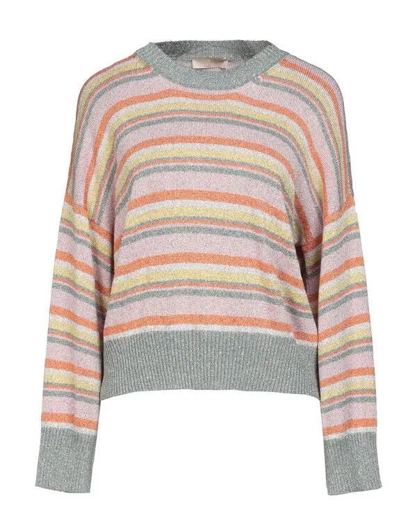 Momoni Striped Knit Sweater