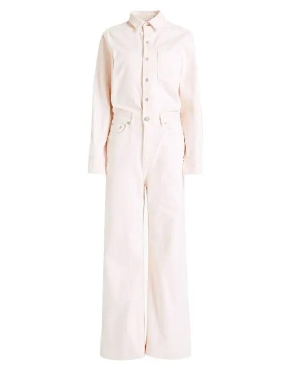 Rag & Bone Cotton Denim Jumpsuit