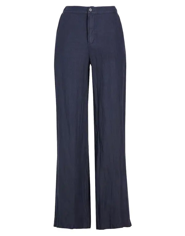 8 BY YOOX Linen High-waisted Wide Leg Pants