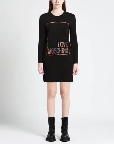 Moschino Mini T-shirt Dress - Black