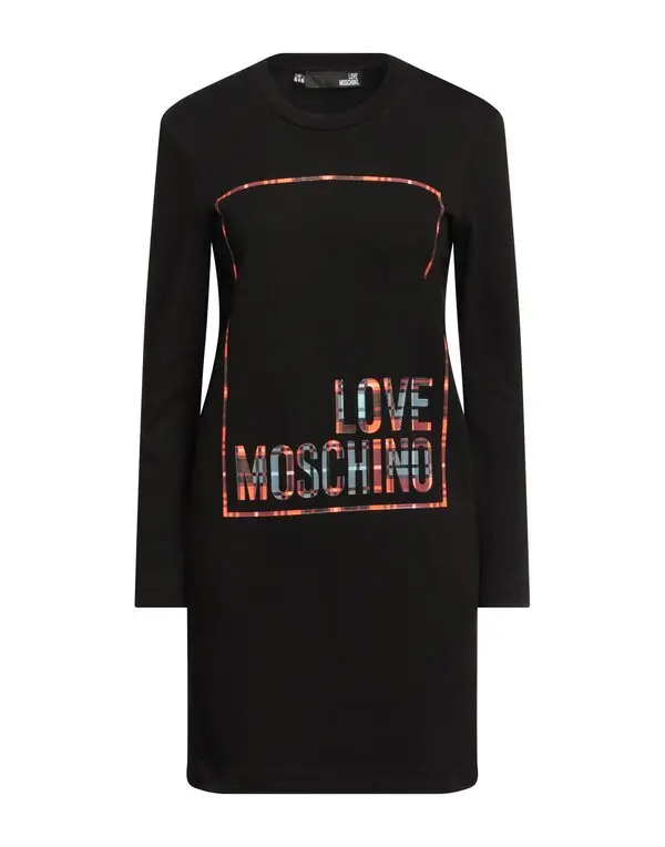 Moschino Mini T-shirt Dress - Black