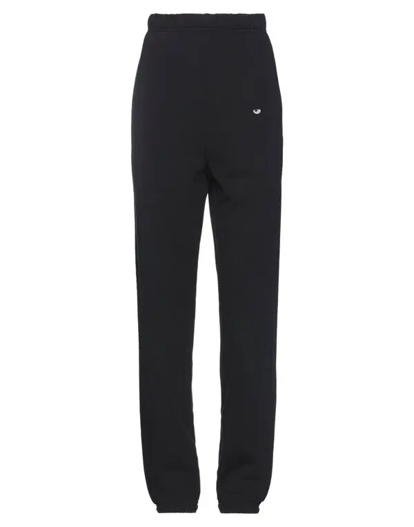 CHIARA FERRAGNI Light Cotton Track Pants - Black