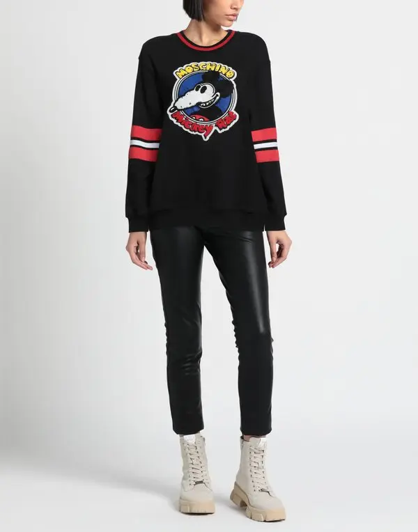 Moschino Embellished French Terry Sweatshirt