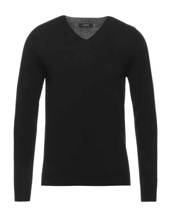 Alpha Studio Sweater In Viscose, Nylon, Wool, Cashmere, And Polyester