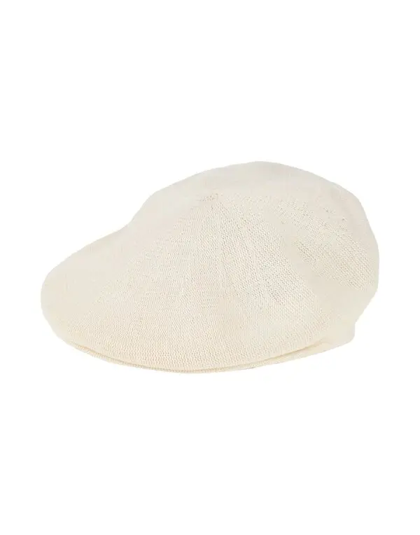 Borsalino Flat Cap - White