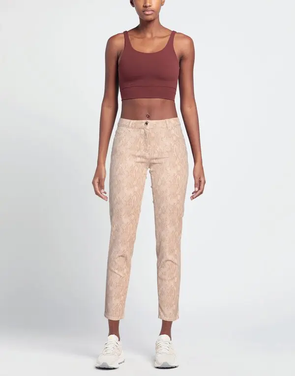 LUCKYLU  MILANO Slim-leg Cotton Blend Trousers
