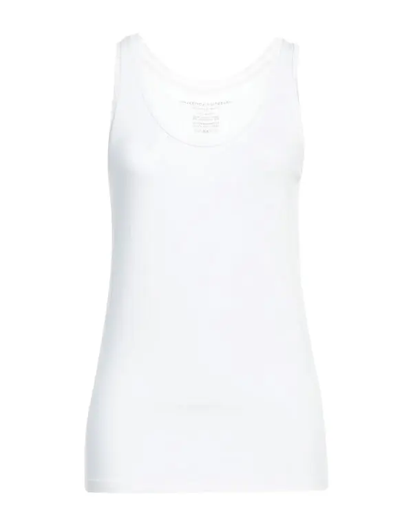 Majestic Filatures Tank Top Size Viscose, Elastane - White