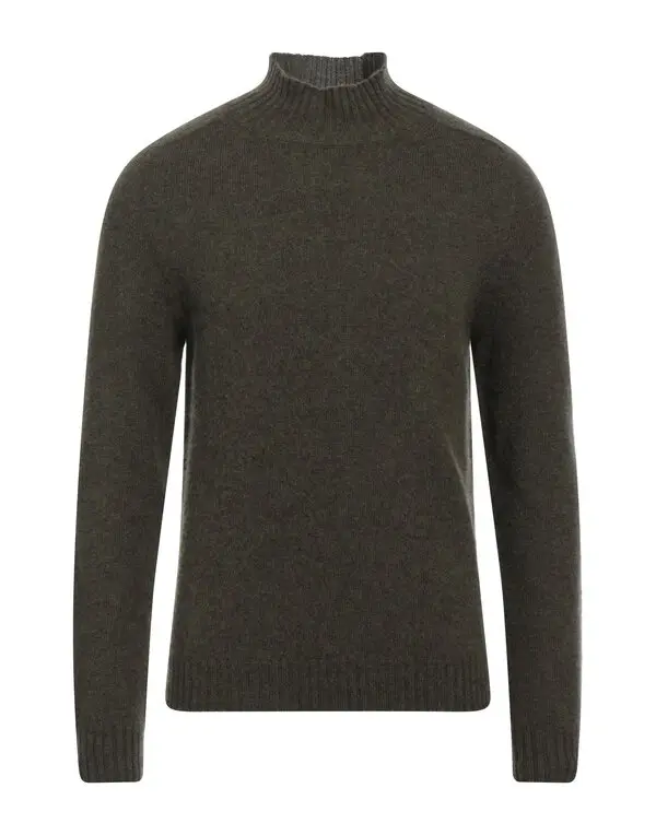Alpha Studio Turtleneck Size Geelong Wool - Green