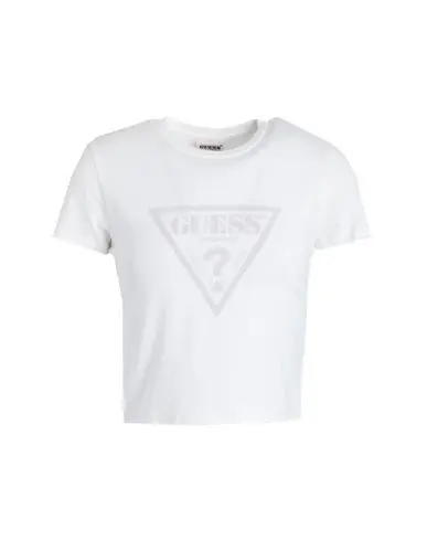 Guess T-shirt Size Cotton, Elastane - White