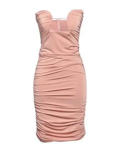 VICOLO Midi Bodycon Dress - Pink