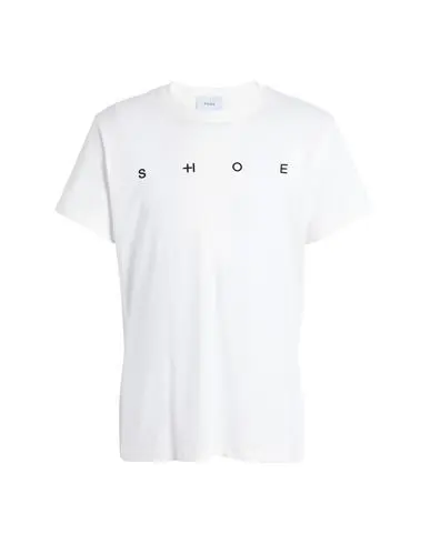 SHOE T-shirt Size Cotton - White
