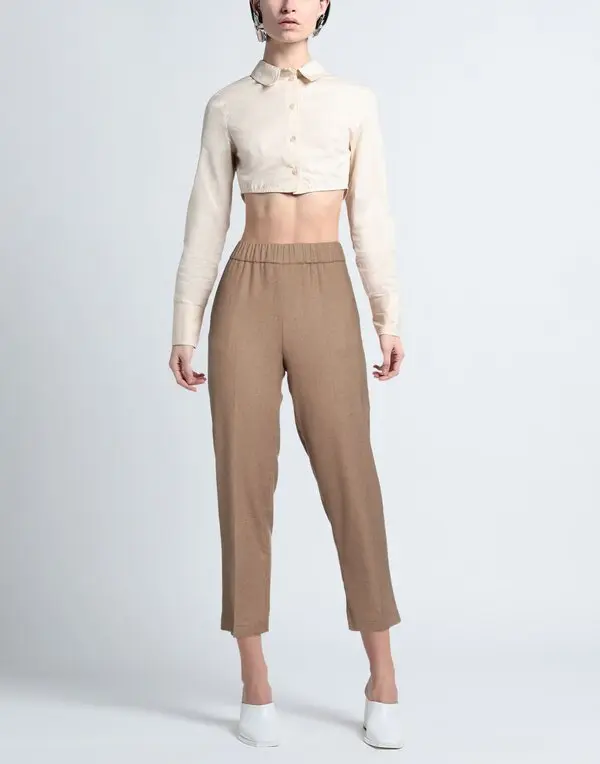 Beatrice B Tapered Leg Mélange Chinos