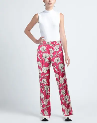 SEVENTY VENEZIA Floral Jacquard Pants - Magenta