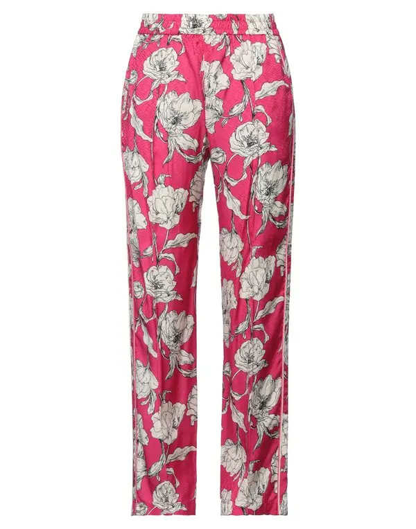SEVENTY VENEZIA Floral Jacquard Pants - Magenta