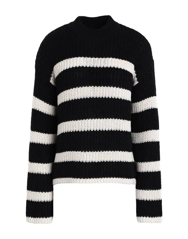Vero Moda Sweater In Recycled Polyester And Cotton - Black