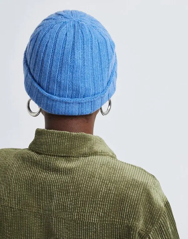 8 BY YOOX Recycled Wool Sailor Beanie - Azure