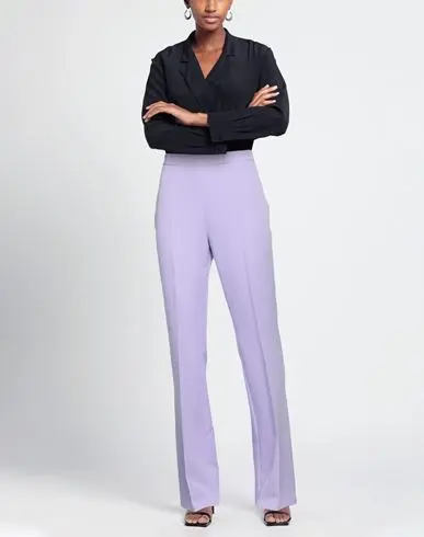 TWENTY EASY BY KAOS Flared High-waisted Pants - Lilac