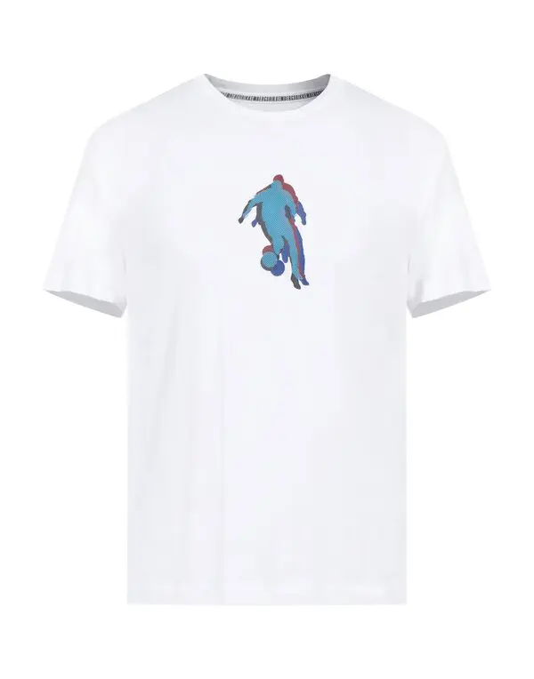 BIKKEMBERGS T-shirt Size Cotton, Elastane