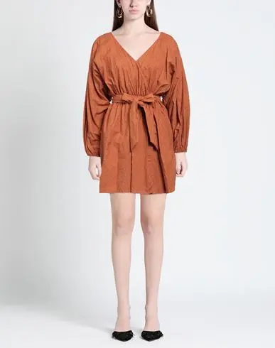 MANILA GRACE Mini Dress - Camel