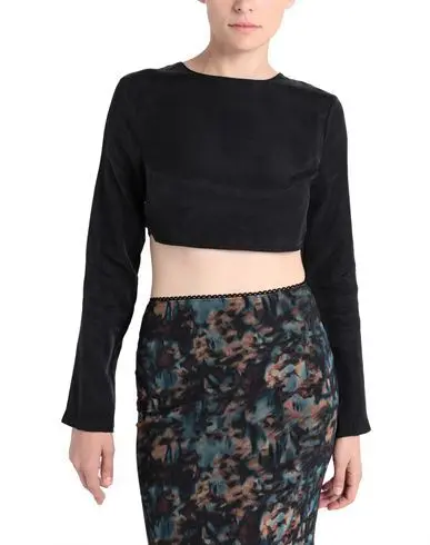Topshop Cropped Twill Top