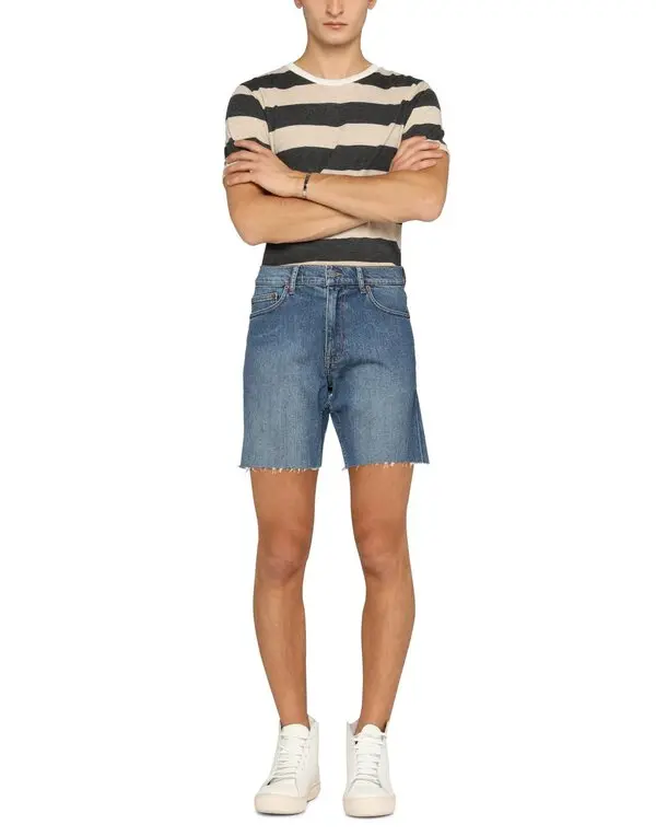 DR. DENIM Denim Shorts With Raw-cut Hem