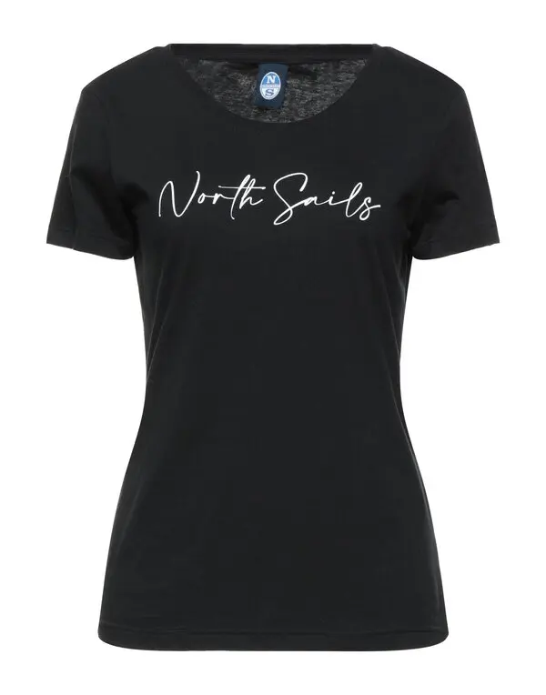 NORTH SAILS Logo-print Cotton T-shirt - Black