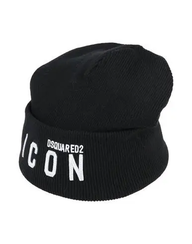 Dsquared2 Wool Beanie - Black