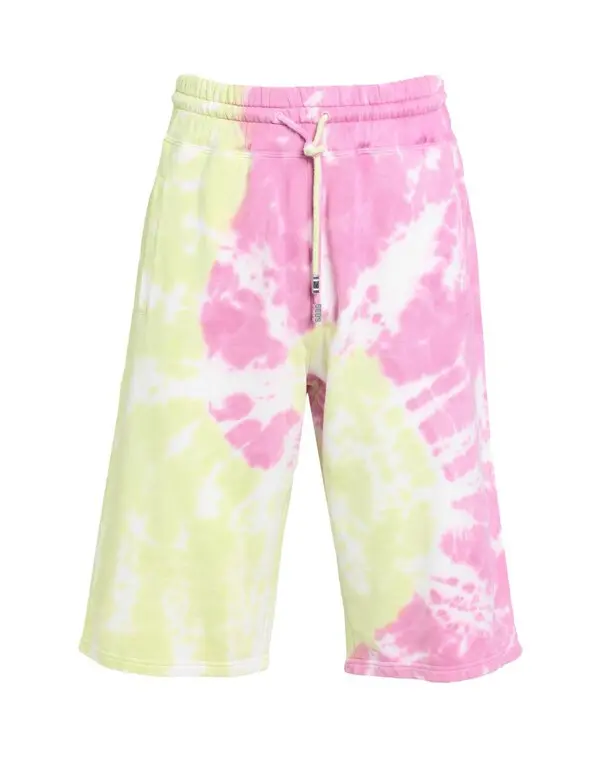 Gcds Multicolor Tie-dye Cotton Bermuda Shorts