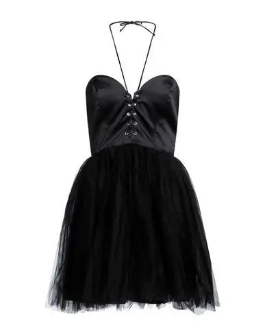 ANIYE BY Satin And Tulle Mini Dress - Black