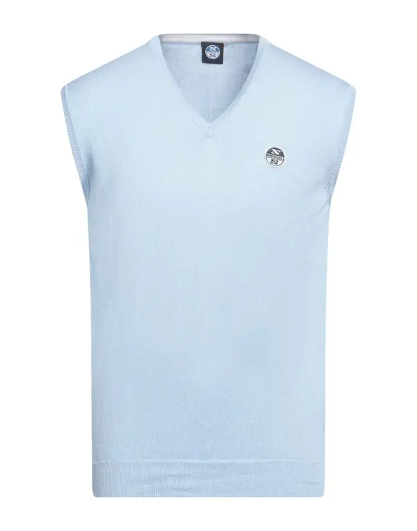 NORTH SAILS Cotton Sleeveless Sweater - Blue